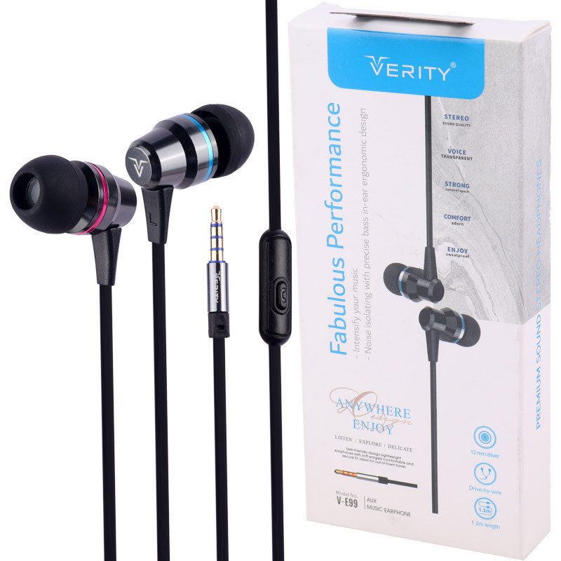 هندزفری Verity V-E99 - بزرگترین فروشگاه اینترنتی کالای دیجیتال و لوازم جانبی