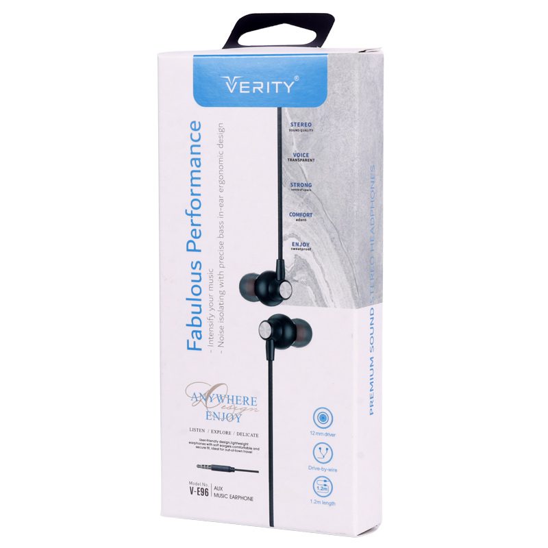 هندزفری Verity V-E96 - بزرگترین فروشگاه اینترنتی کالای دیجیتال و لوازم جانبی